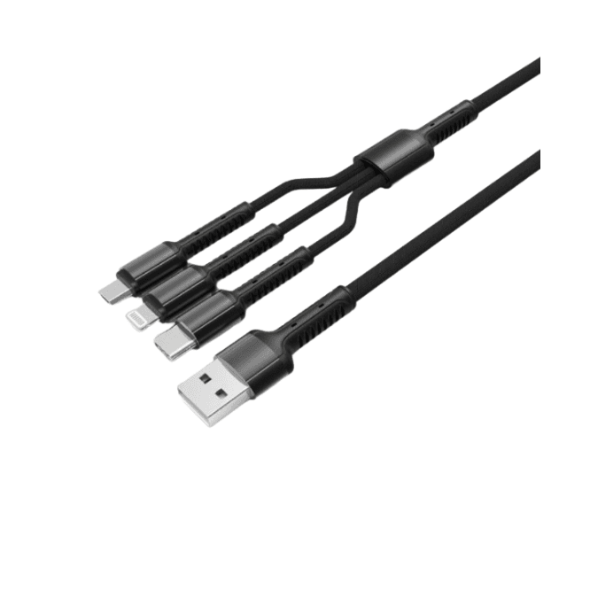 LDNIO LC93 3 In One Cable 1.2Meter – primedeals.lk